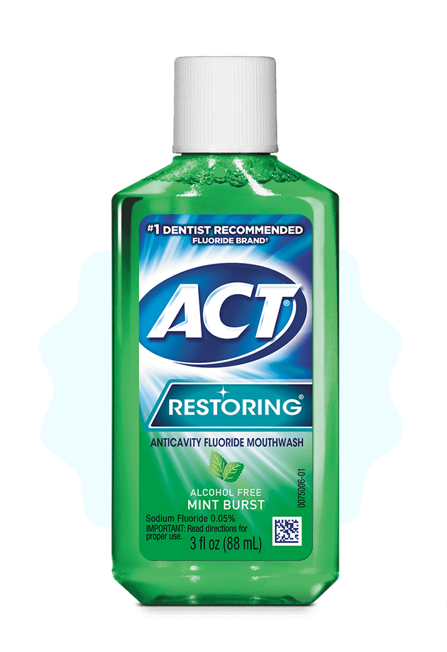 Restoring | ACT® Cavity-Prevention Fluoride Mouth Rinse